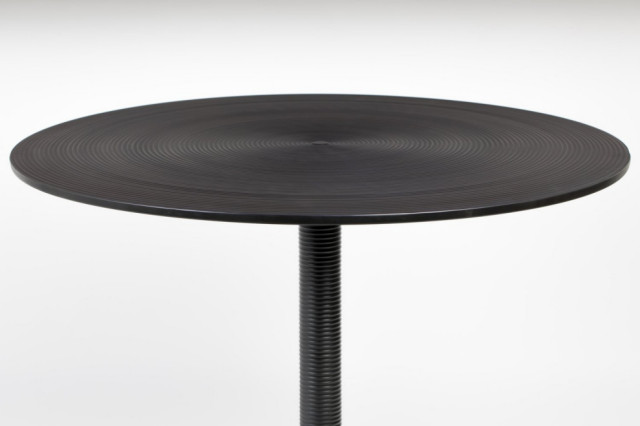 Black Round Dining Table | Bold Monkey Hypnotising - Midcentury ...