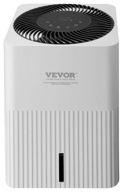 VEVOR 3L Evaporative Humidifiers No Mist for Bedroom Top Fill Quite 300 ...