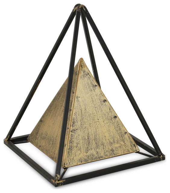 Metal Bronze And Black Table Decor - Contemporary - Decorative Objects ...