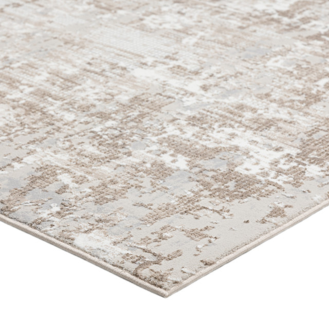 Rhodes RR3 Silver 3'2" x 5'1" Rug, 9' x 13' - Contemporary - Area Rugs ...