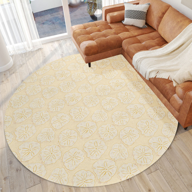 Addison Rugs Surfside ASR40 Sand 8'x8' Rug - Beach Style - Outdoor Rugs ...