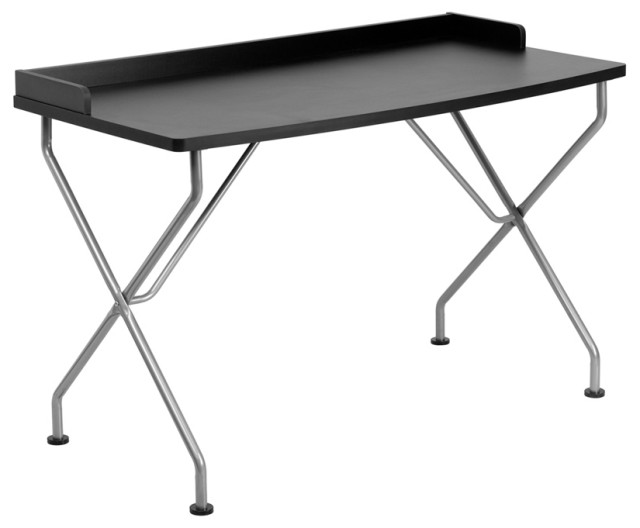 Black Raised Border Desk - Contemporary - Desks And Hutches - by Beyond ...