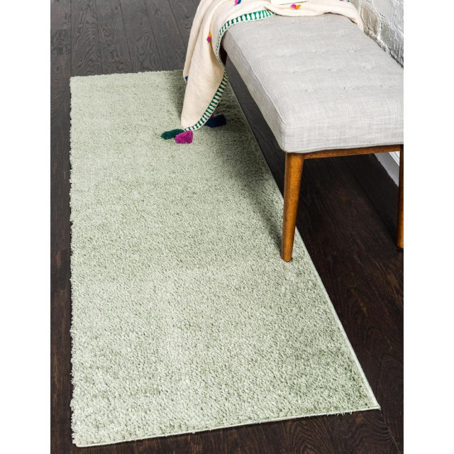 Unique Loom Studio Solid Shag Rug, 2'7x10' - Contemporary - Area Rugs ...