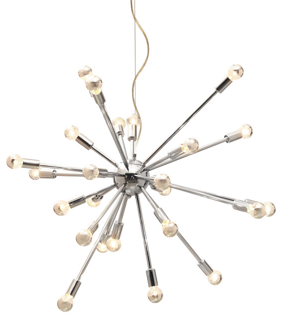 Physics Ceiling Lamp Chrome - Midcentury - Pendant Lighting - by ...