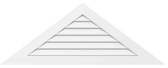 Triangle PVC Gable Vent, Standard Frame - Transitional - Registers ...