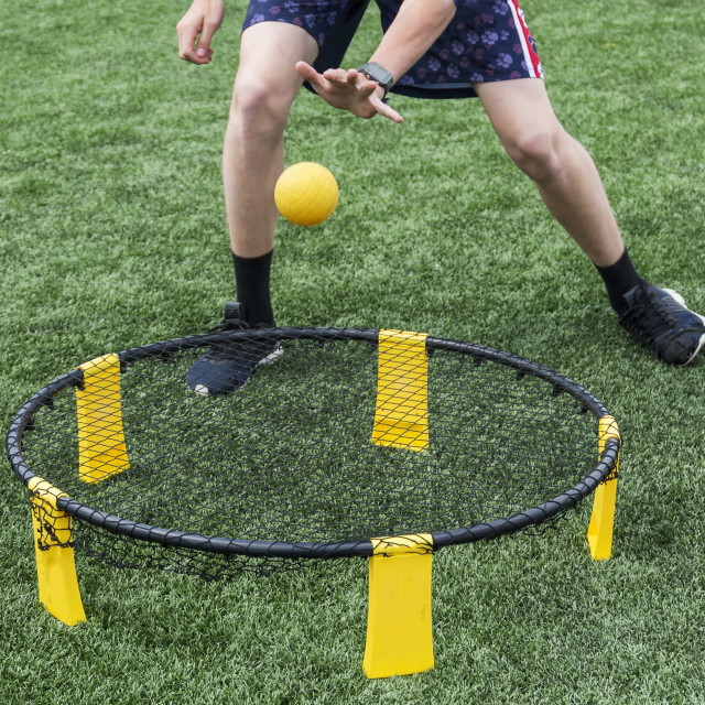 Battle Volleyball Outdoor Adjustable Roundnet Tournament Set for Kids ...