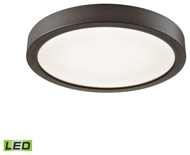 Thomas Lighting Titan 8" Led Flush In Oil Rubbed Bronze - Modern ...