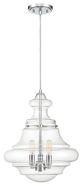 Beautiful Things Lighting Costiero 3 Light Pendant 41959 - Traditional ...