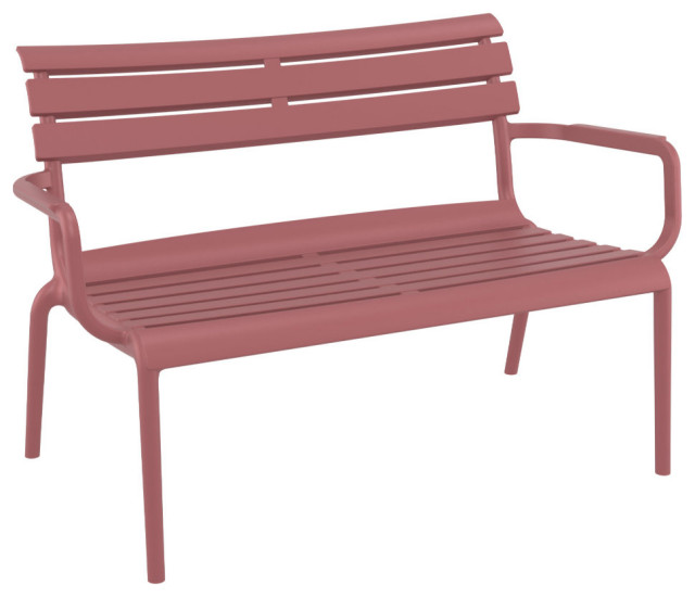 Paris Outdoor Bench - Contemporary - Outdoor Benches - by Compamia | Houzz