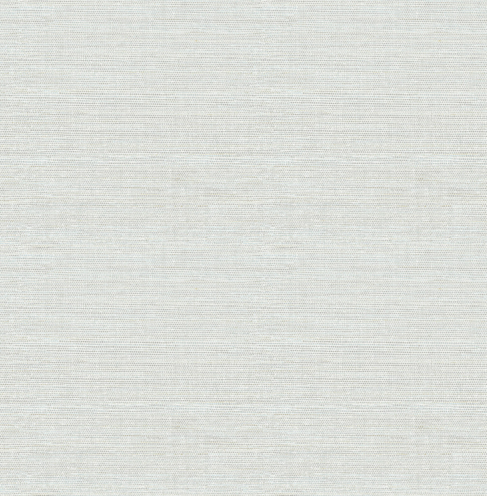 Lilt Light Blue Faux Grasscloth Wallpaper Bolt - Contemporary ...