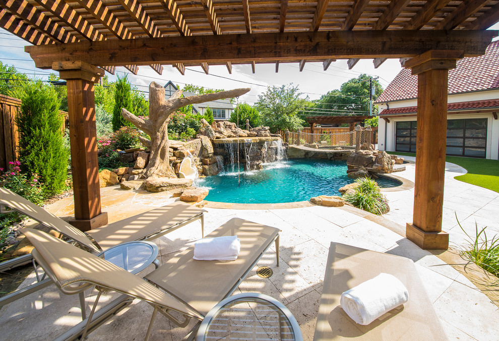 Pirates Themed Pool - Tropical - Pool - Dallas - by AquaTerra Outdoors