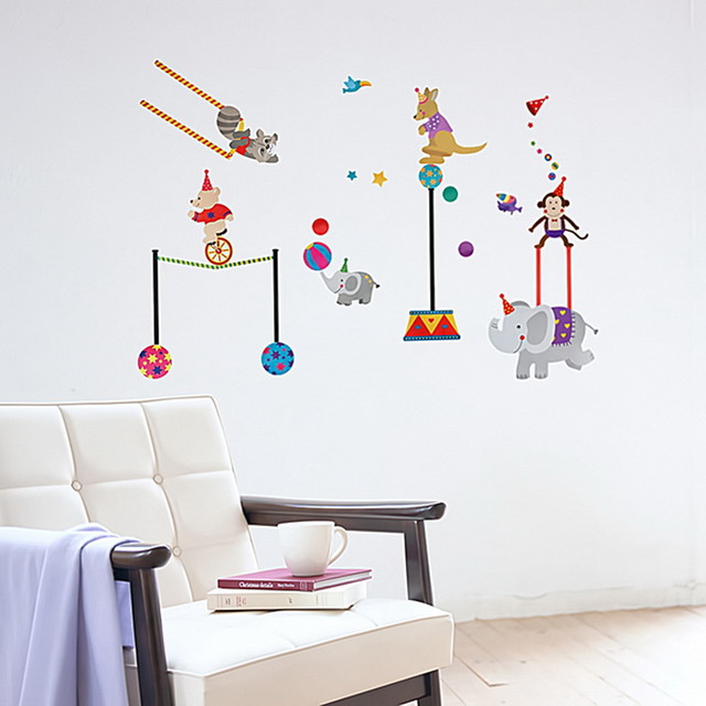Circus - Large Wall Decals Stickers Appliques Home Decor - Contemporary ...