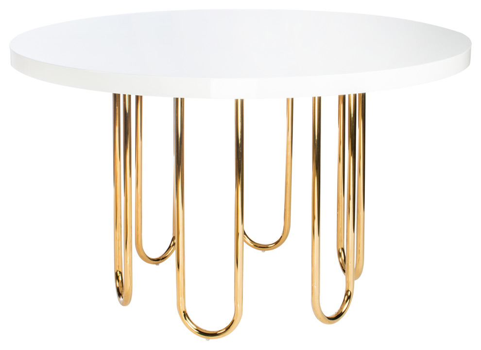 Willow Gold Dining Table - Contemporary - Dining Tables - by Statements ...