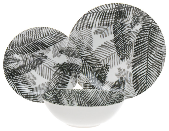 Felice 12 Piece Dinnerware Set - Tropical - Dinnerware Sets - by ...