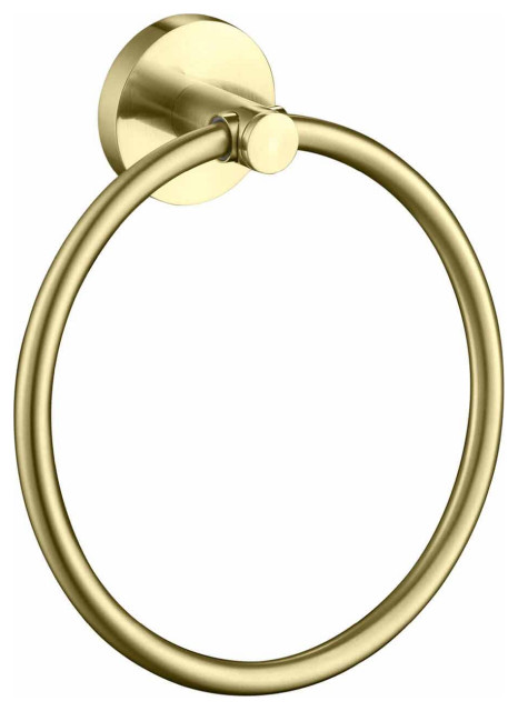 Circular Bathroom Towel Ring - Contemporary - Towel Rings - by Kibi USA ...
