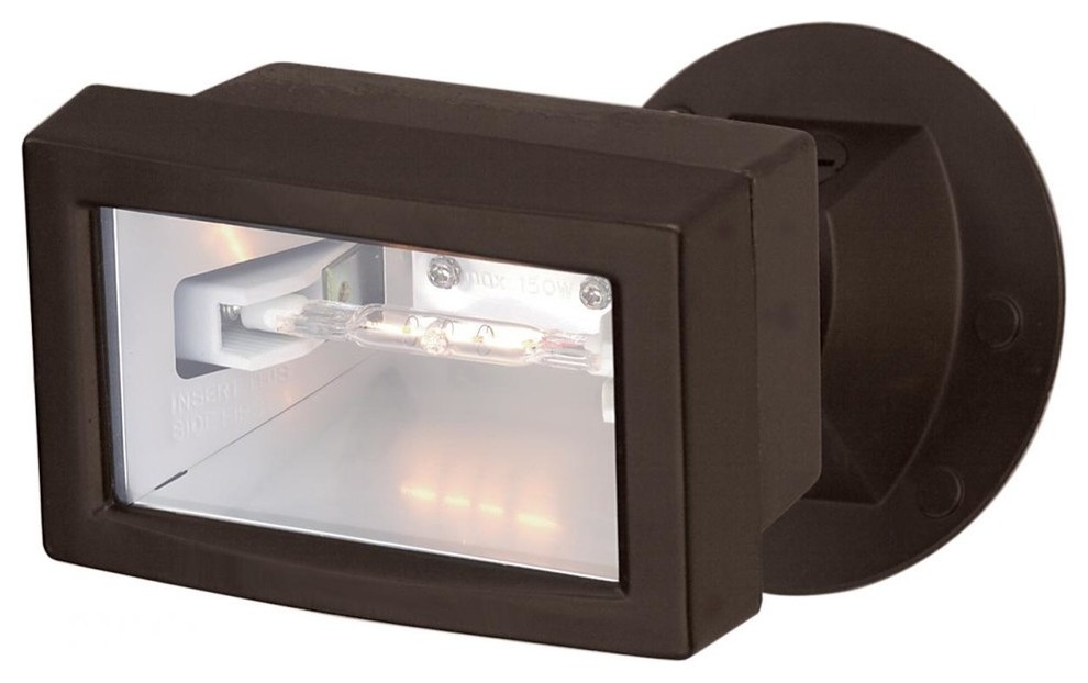 1 Light Mini Halogen Floodlight - Transitional - Outdoor Flood And Spot ...