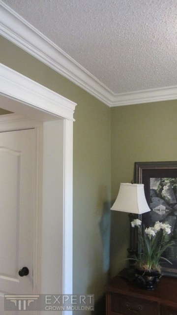 How To Install Crown Molding On Popcorn Ceiling | Shelly Lighting