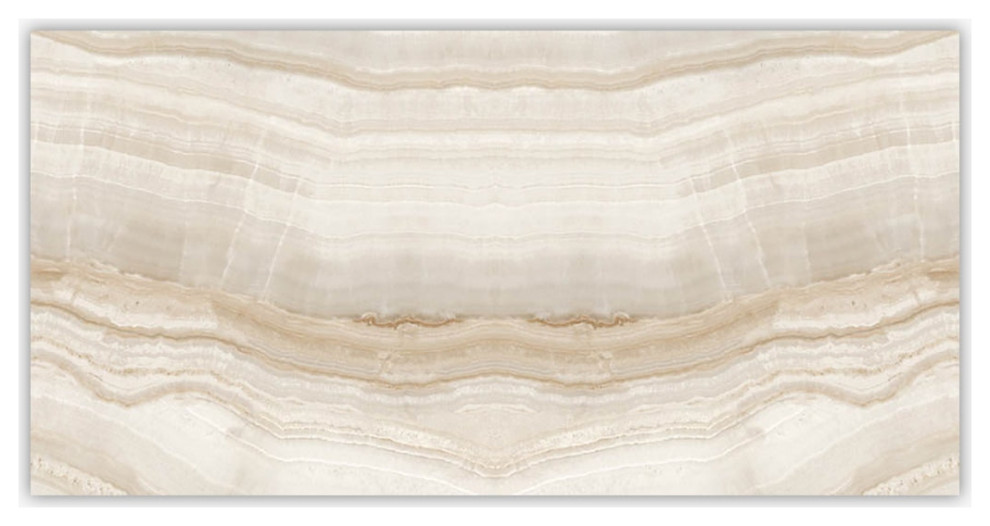 New Onyx Lotus Polished 24x48 Porcelain Tile, 24x48 - Contemporary ...