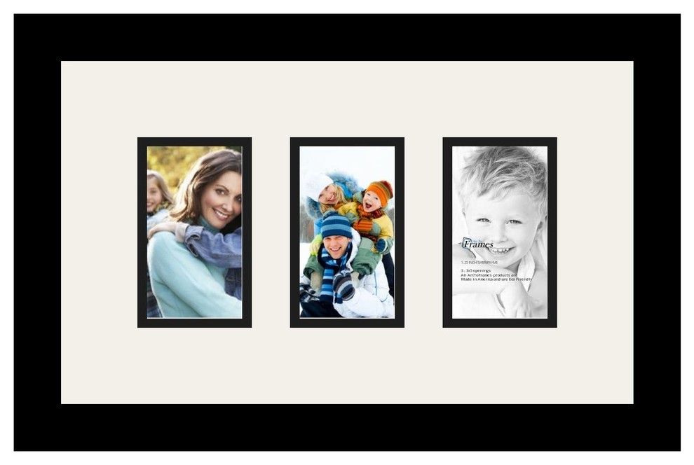 ArtToFrames Collage Photo Frame with 3 Openings - Contemporary ...