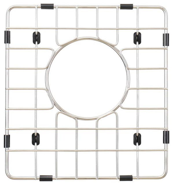 Sink Protector Stainless Steel Kitchen Sink Bottom Grid, Rack, 11.25x12 ...