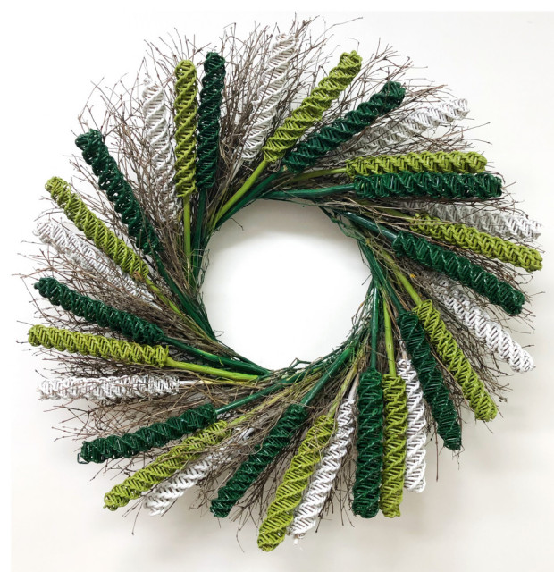 Spiral Spring Wreath - Modern - Wreaths And Garlands - by Botanical ...