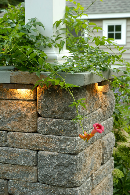 Outdoor Stone Column Lights - Outdoor Lighting Ideas