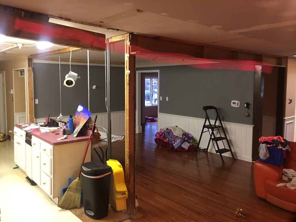 Removing load bearing wall