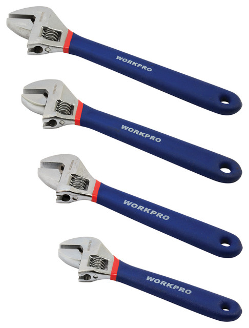 4 Piece Adjustable Wrench Set - Hand Tools And Tool Sets - by Prime ...