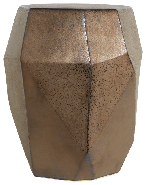 Maquette Bronze Garden Stool - Contemporary - Accent And Garden Stools ...