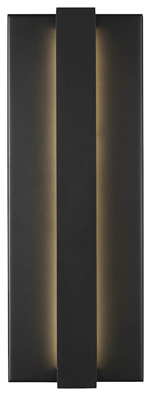 Tech Lighting Windfall 1 Light 16" Outdoor Sconce, Black - 700OWWND16B ...