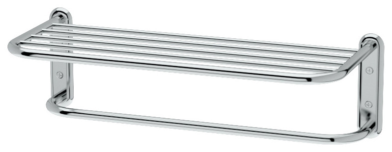 Hotel Spa Towel Rack, Chrome - Contemporary - Towel Racks & Stands - by ...