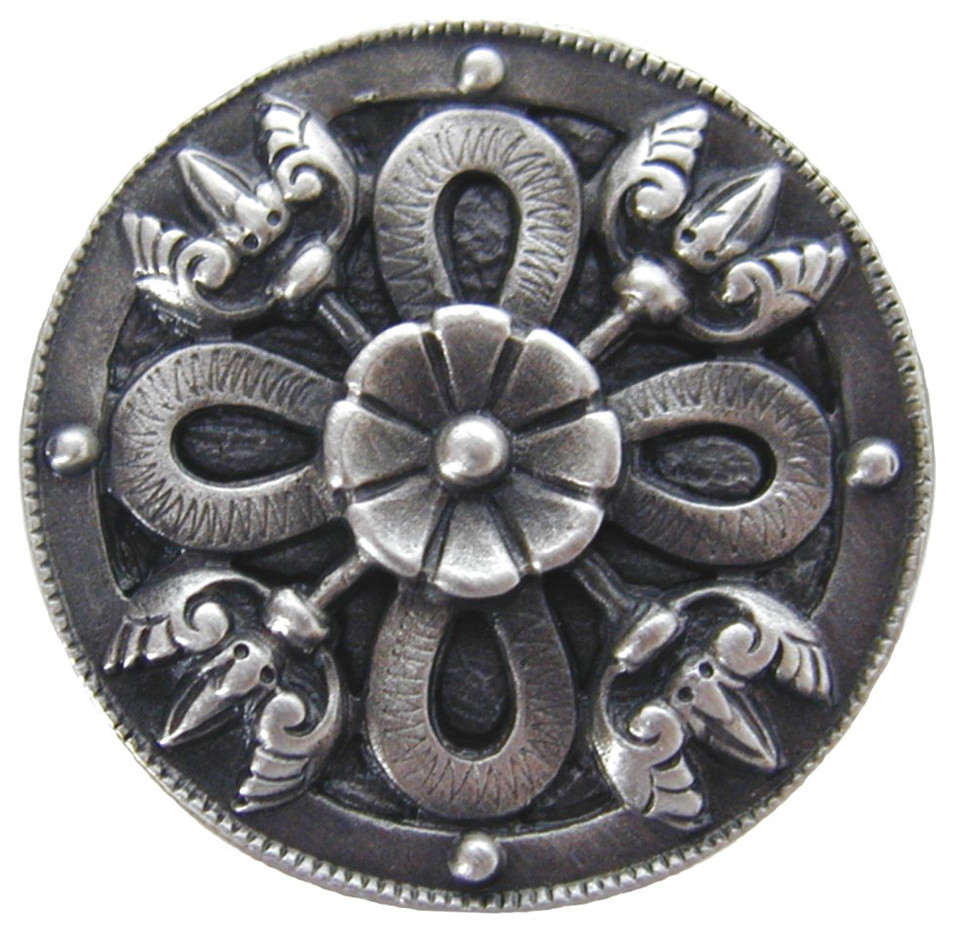 Celtic Shield Knob Antique Brass - Traditional - Cabinet And Drawer ...