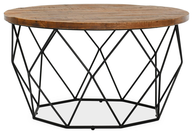 Chester Round Coffee Table by Kosas Home - Industrial - Coffee Tables ...