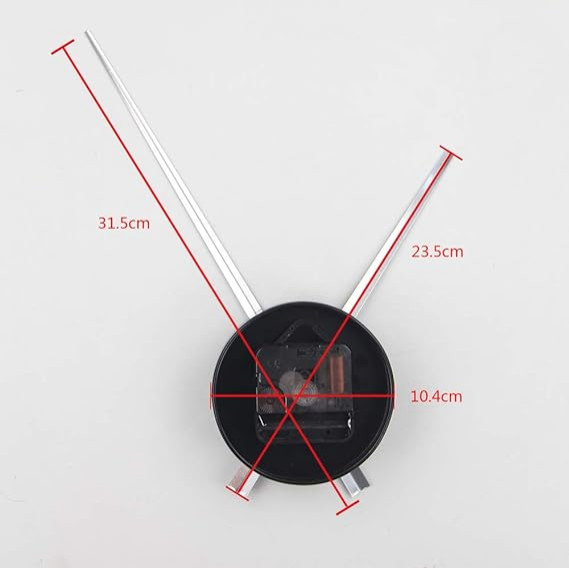 3D Clock Hands, DIY Large Clock Hands Needles Wall Clocks ...