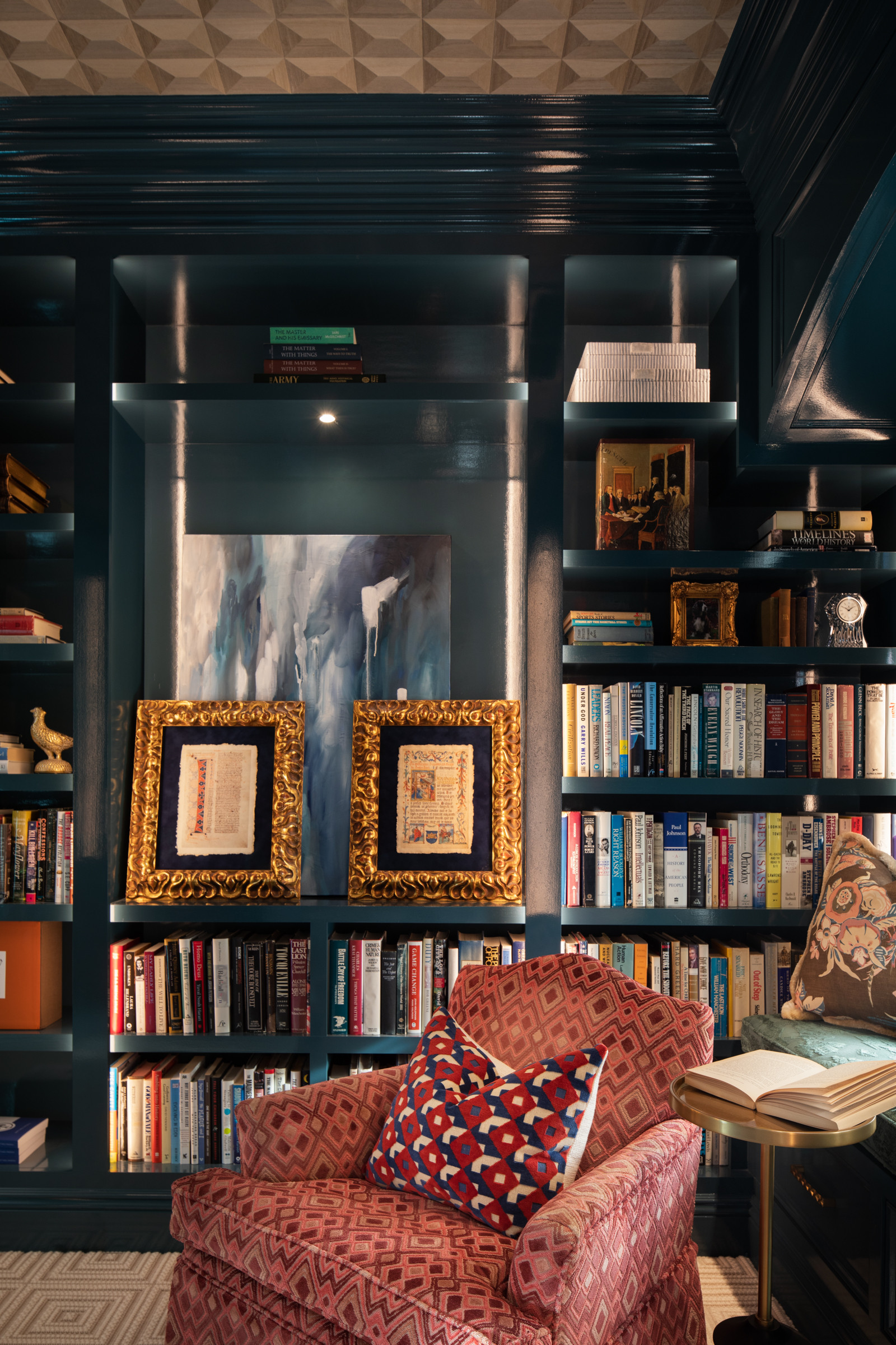 French Home Library Art Book Stacks As Wall Art In Home Furniture And