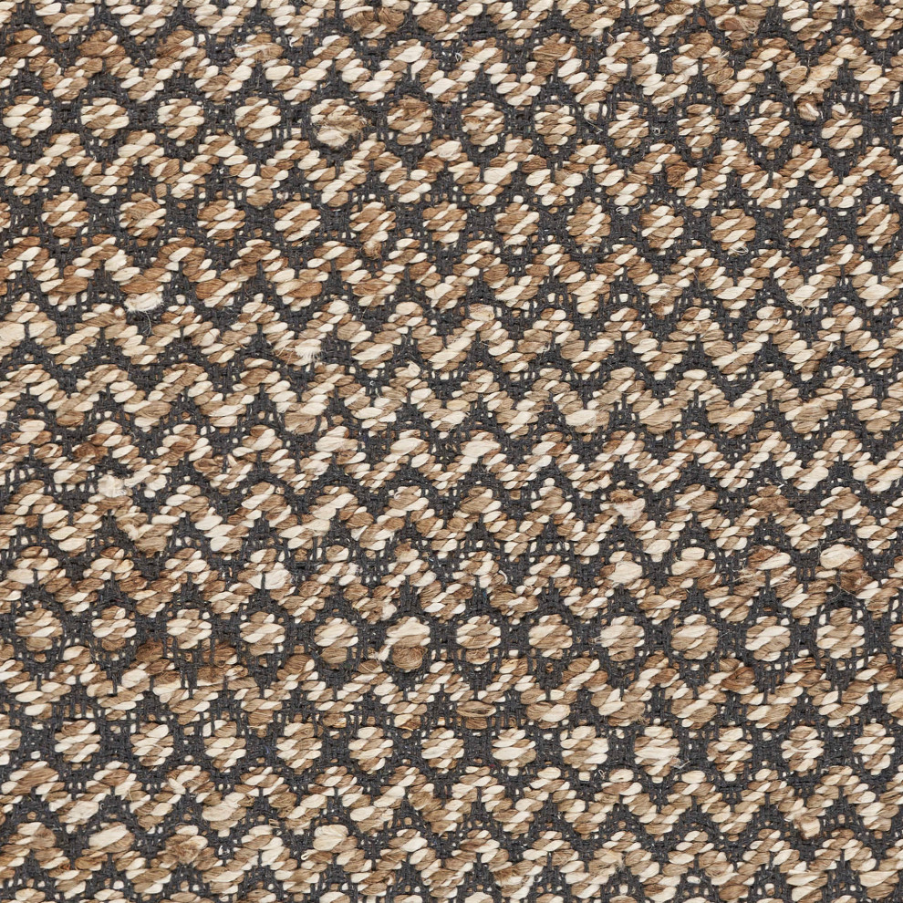 Reversible Deep Gray Chevron Runner - Contemporary - Hall And Stair ...