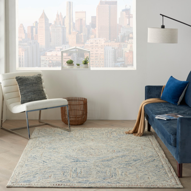 Nourison Home 5'x7'6" Linked Area Rug, 5'x7'6" - Contemporary - Area ...