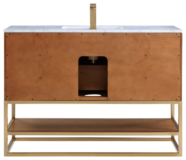 Terra Bathroom Vanity, 48" - Contemporary - Bathroom Vanities And Sink ...