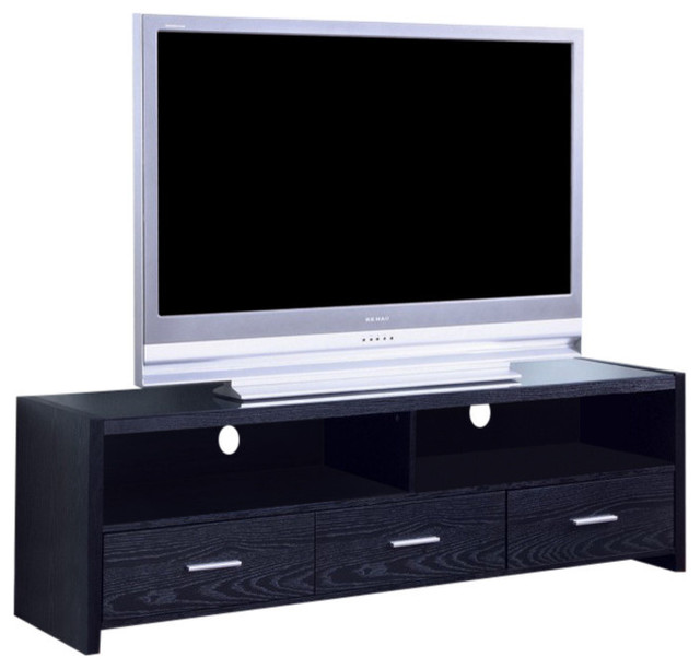 Benzara BM156143 Mesmerizing black TV console With Storage ...
