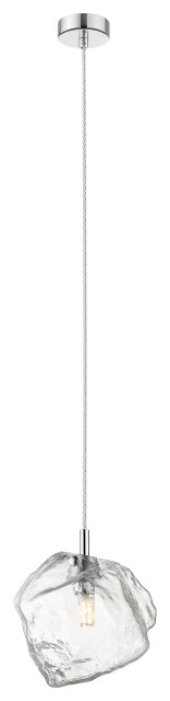 Boulder Chrome LED Pendant (63128LEDDLP-MSS/CLR) - Contemporary ...
