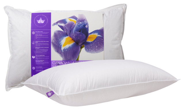 Hutterite Goose Down Pillow, King - Contemporary - Bed Pillows - by ...