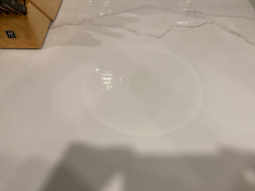 Help minimizing the appearance of scorch marks on quartz countertops ...