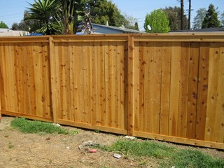 Cap and Trim Fence - Traditional - Orange County - by Pyramid Fence Co ...
