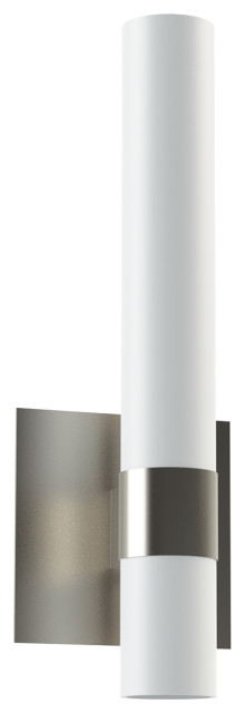 Milo 14" Sconce Satin Nickel - Transitional - Wall Sconces - by Blackjack Lighting | Houzz