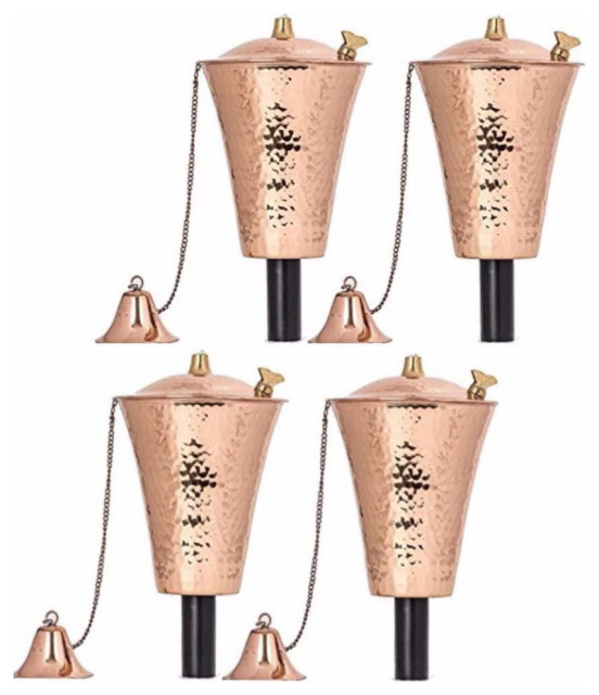 Kona Tiki Style Torch With Pole and Snuffer - Traditional - Outdoor ...