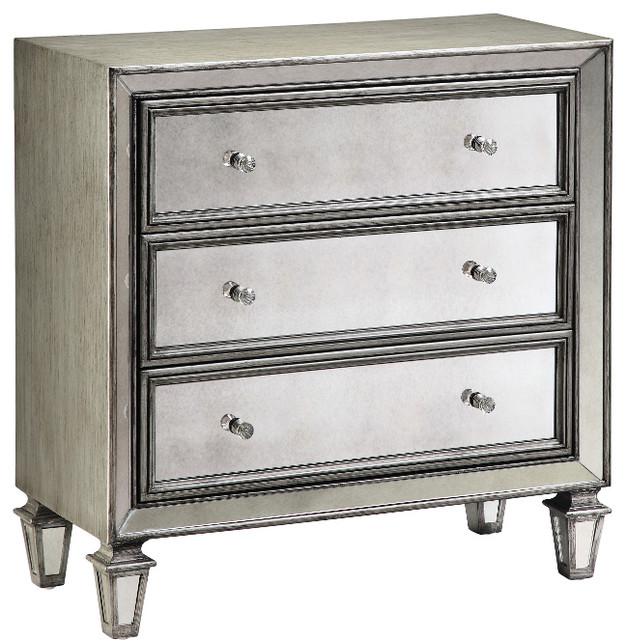 Lana 3-Drawer Accent Chest - Transitional - Accent Chests And Cabinets ...