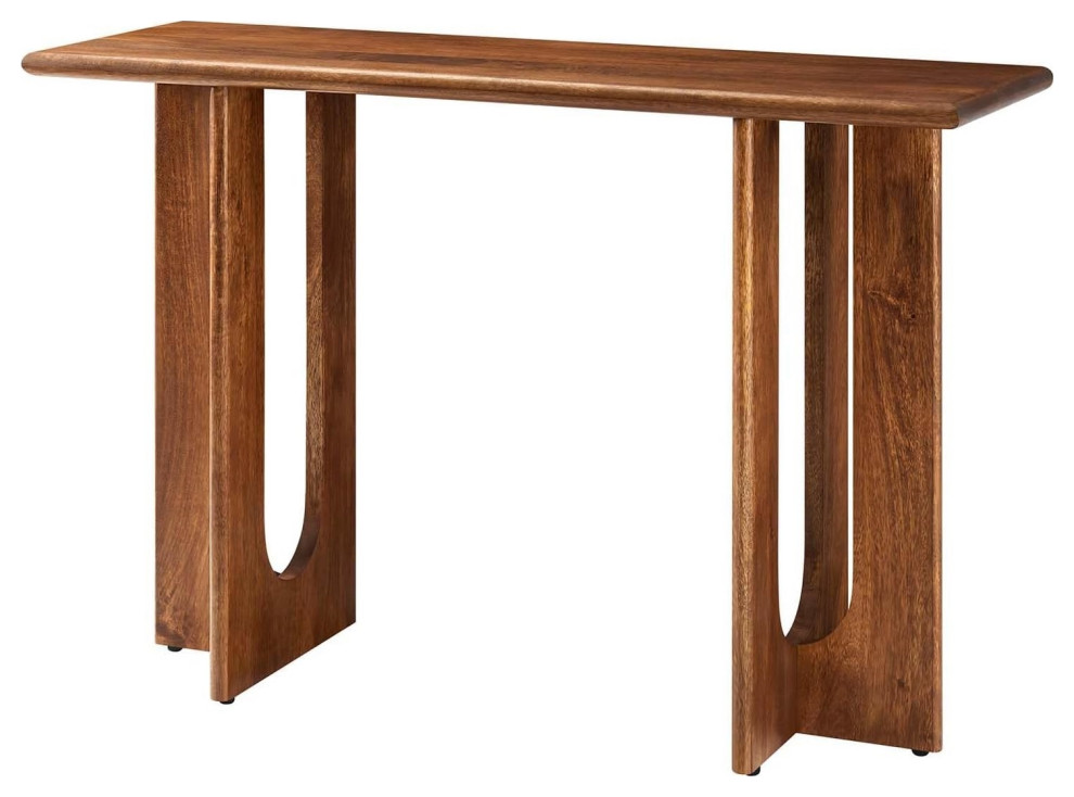Unique Console Table, Intersecting Arched Cut Out Legs & Rectangular ...