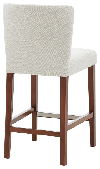 Albie KD Fabric Counter Stool - Transitional - Bar Stools And Counter ...