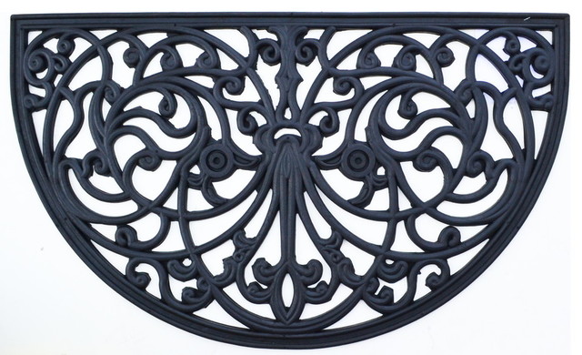 Half Round Rubber Mat - Mediterranean - Doormats - by Imports Decor Inc ...