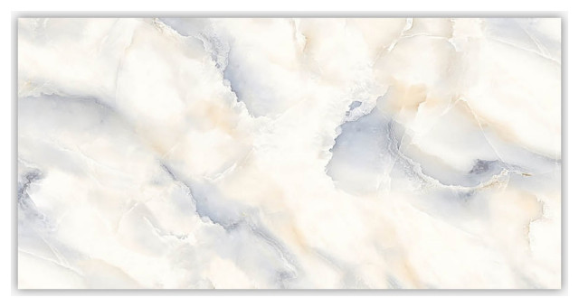 Onyx Smoke Blue Polished 24x48 Porcelain Tile, 24x48 - Contemporary ...